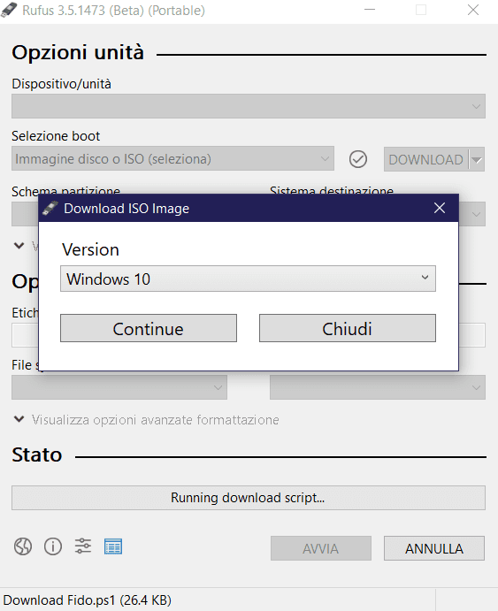 Rufus permetterà il download delle ISO di Windows 8/10