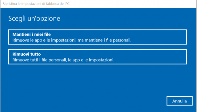 Come eseguire un installazione pulita in Windows 10