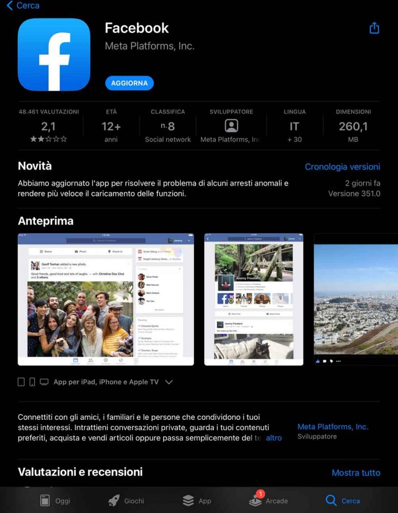 Come scaricare Facebook su Windows