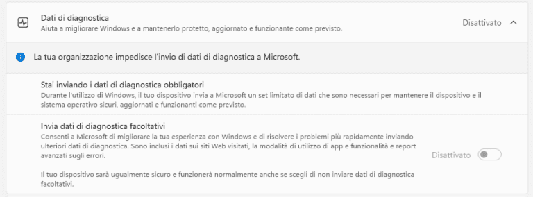 Come disabilitare la Telemetria in Windows
