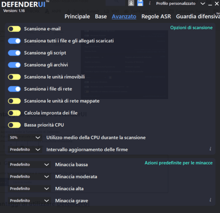 DefenderUI: una nuova interfaccia per Windows Defender