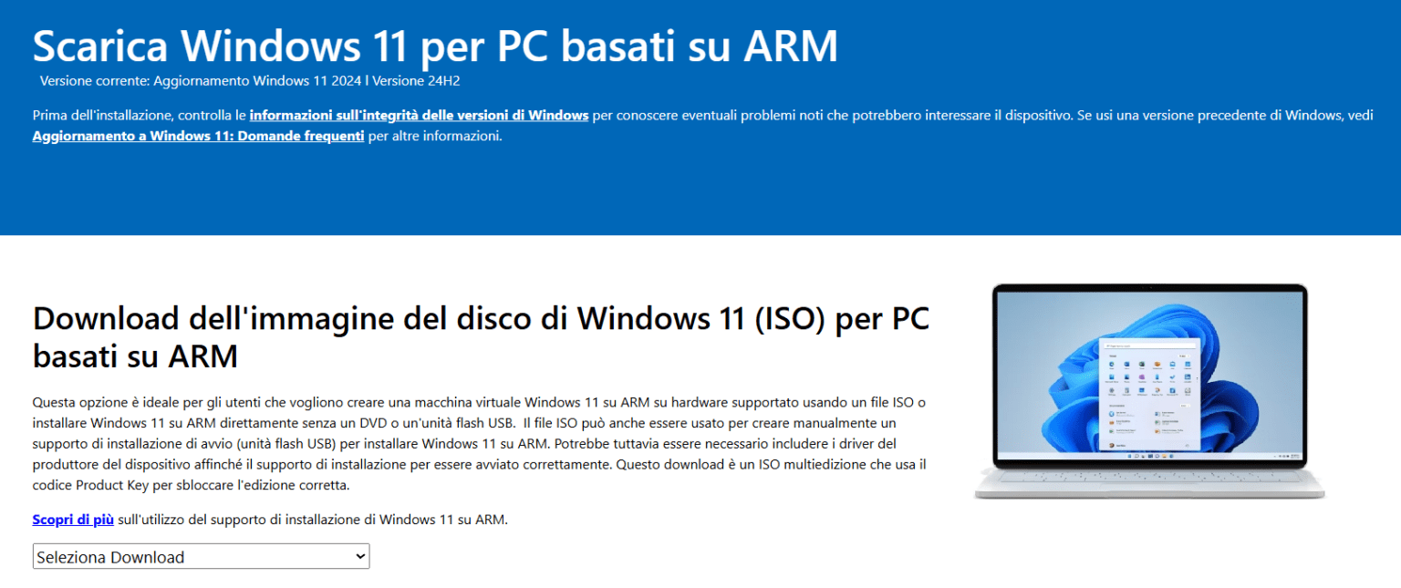 Microsoft rilascia finalmente le ISO di Windows 11 per PC Arm64