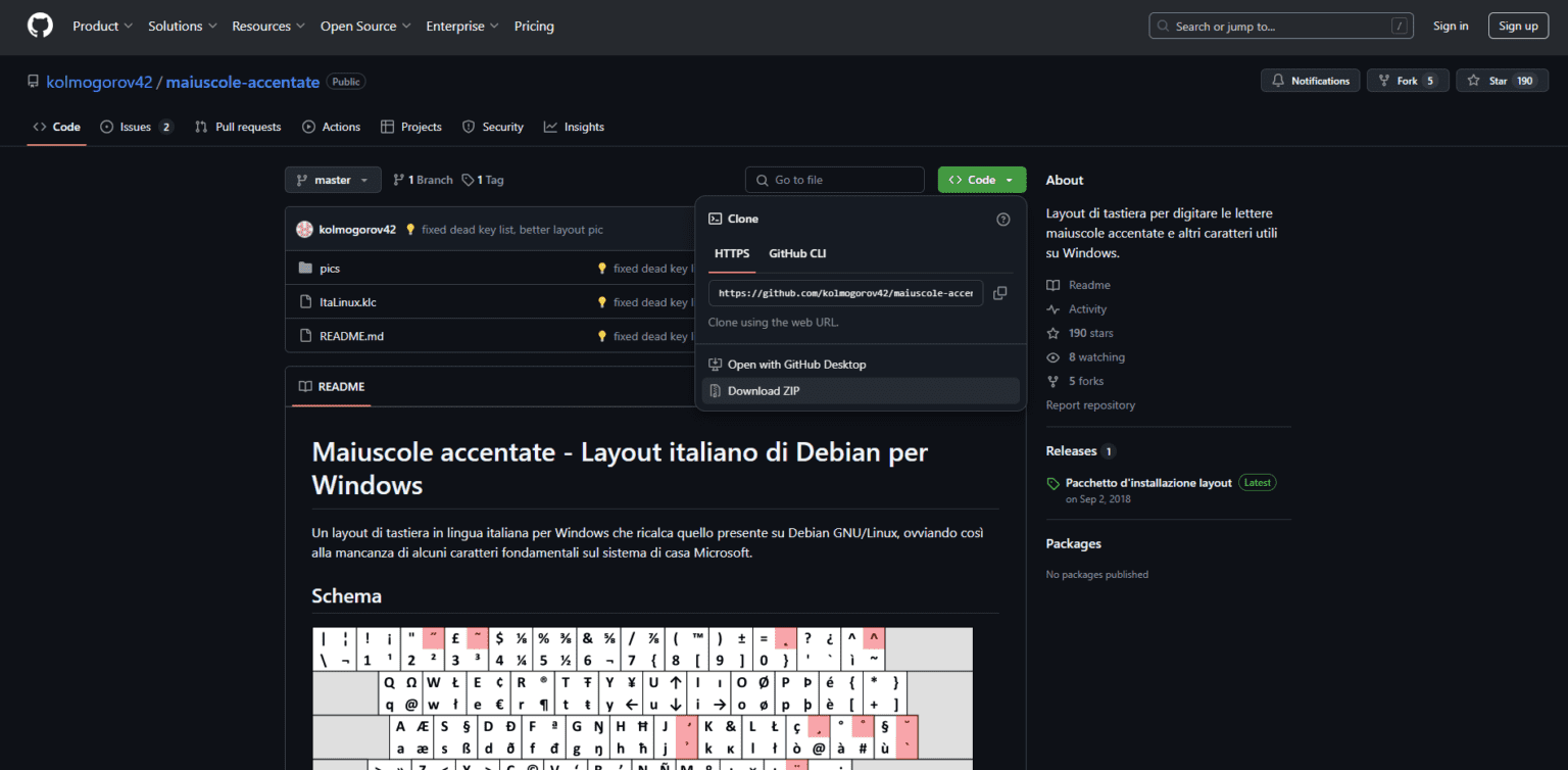 Come impostare la lettera È sulla tastiera italiana