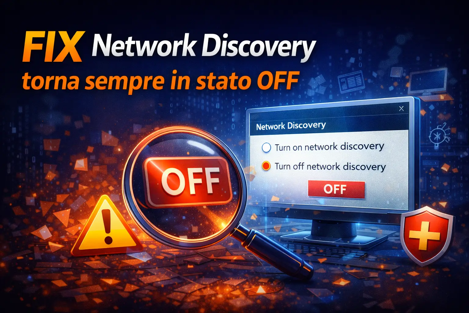 FIX Network Discovery torna sempre in stato OFF