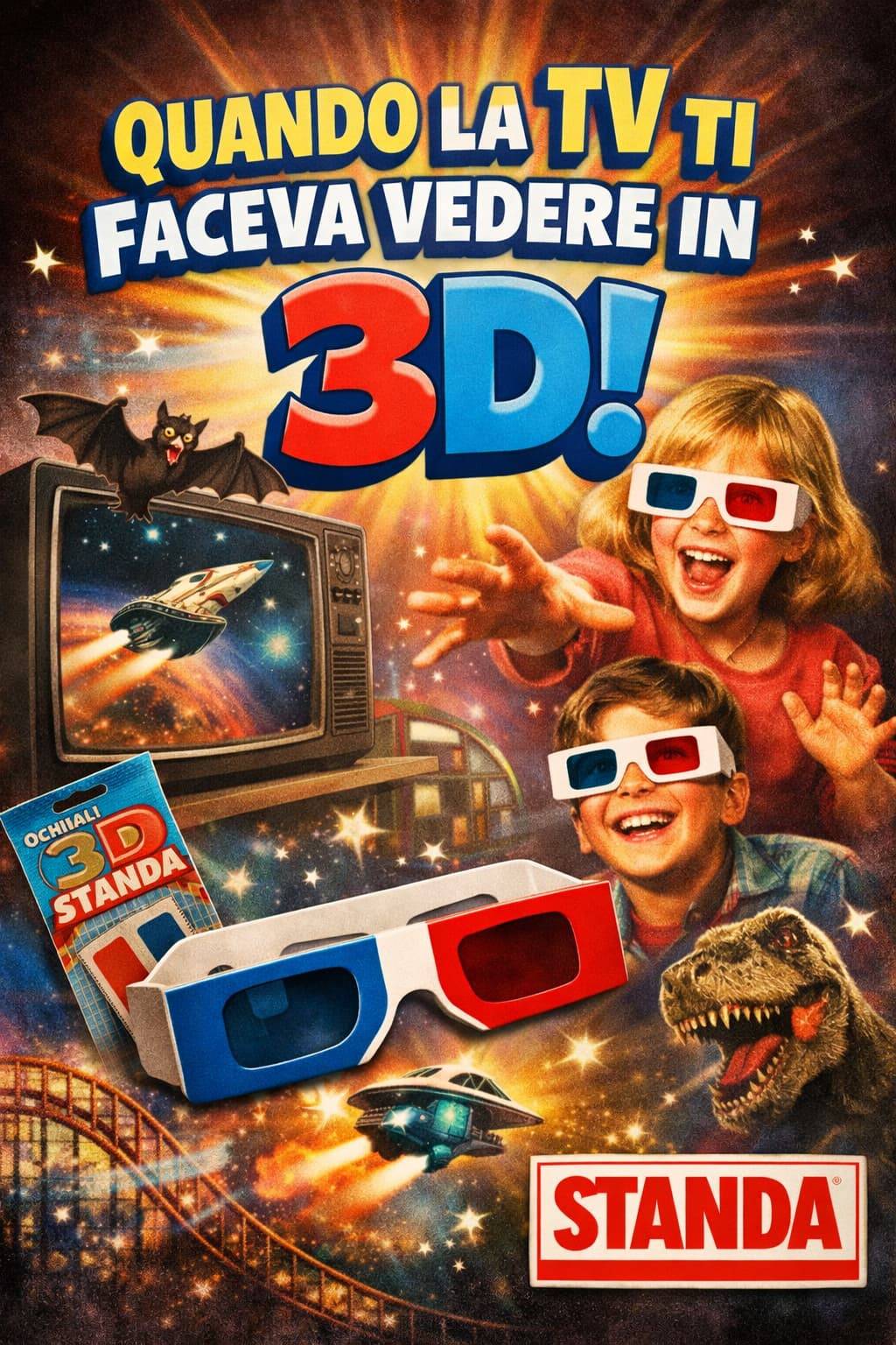 Quando la TV ti faceva vedere in 3D… Bastava un paio di occhiali dalla ...